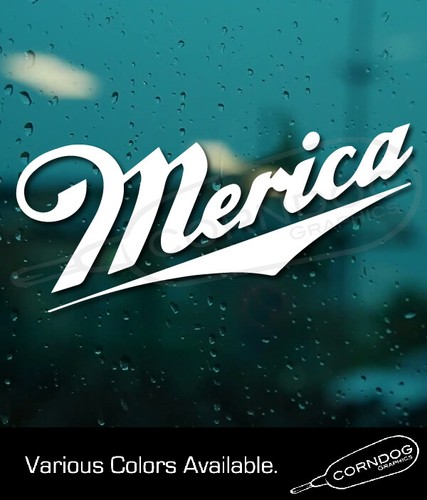 Merica STICKER VINYL DECAL MILLER COORS PARTY USA COUNTRY | eBay