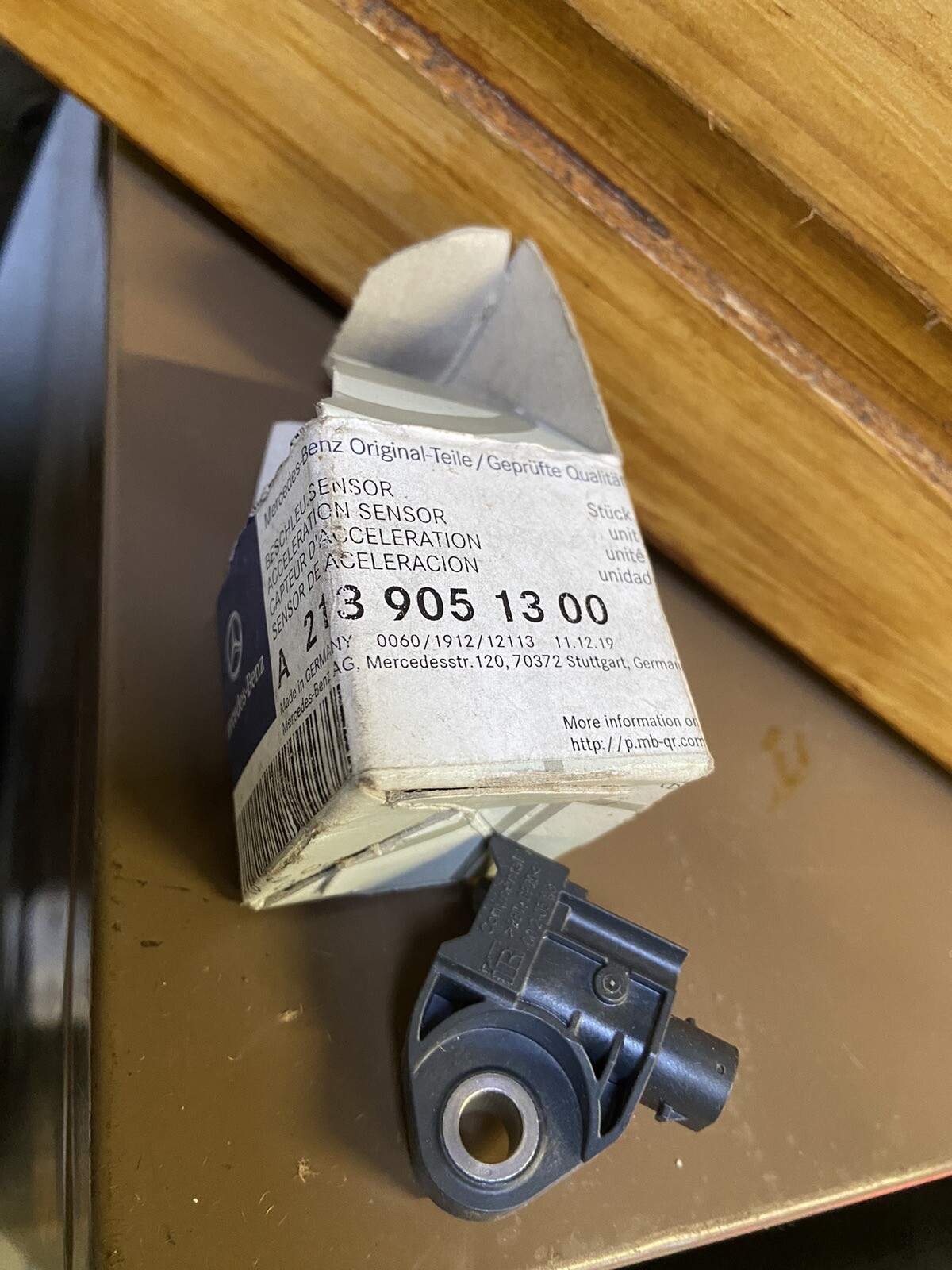 Genuine MERCEDES GLC W253 W205 W213 W222 C E S Class CRASH SENSOR ...