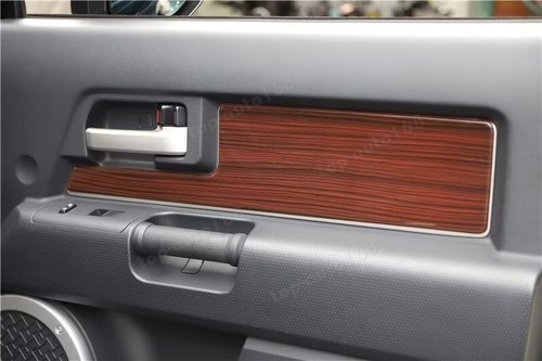 Wood grain Look Inner Door Molding Cover Trim For Toyota FJ Cruiser ...