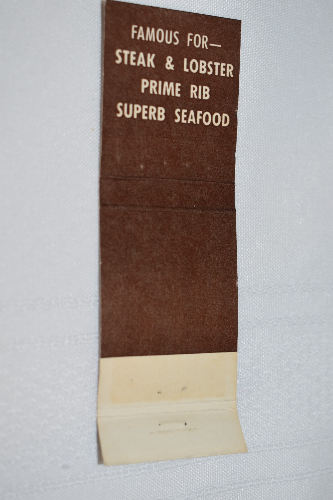 Regas Restaurant Knoxville Tennessee 20 Front Strike Matchbook Cover | eBay