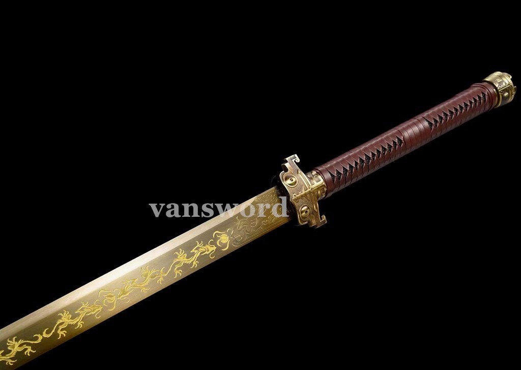 1095 Carbon Steel High Quality Chinese Tang Dynasty Heng Dao 横刀 Real ...