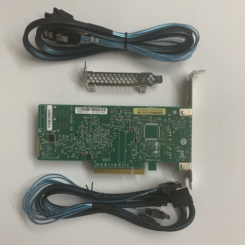 LSI 9311-8i 12Gbps HBA PCI-E 3.0 SATA SAS RAID Controller +2X 8643 to ...