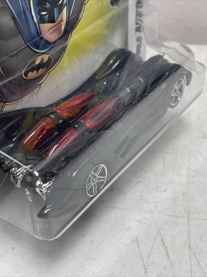 2011 Hot Wheels Batman #5/8 BATMOBILE AFFINITY Black w/Chrome Pr5 Spoke ...