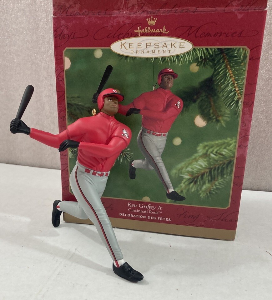 Hallmark Ken Griffey Jr. Cincinnati Reds Christmas Ornament 2000 w/Box ...