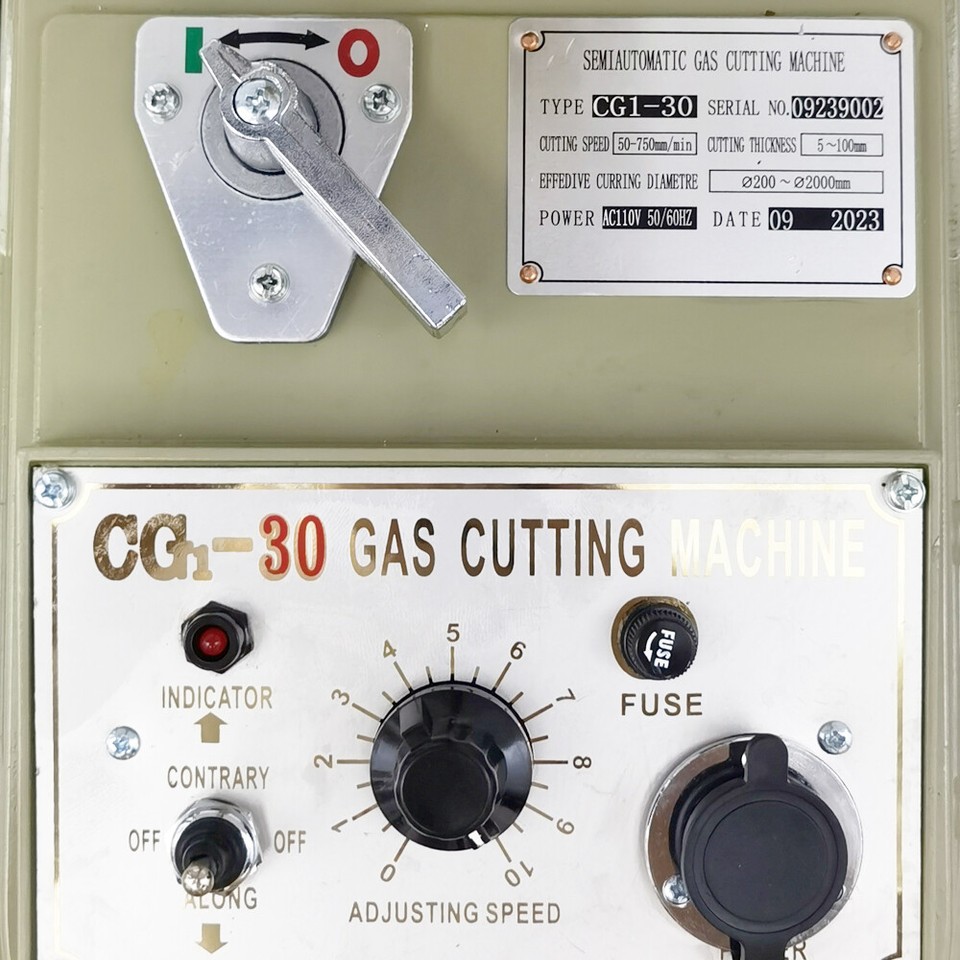 Torch Track Burner CG1-30CB Gas Cutting Machine 110V with 3.9ft Track ...