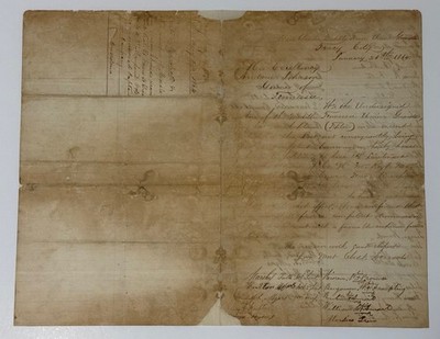 Fascinating letter to future president, then Tennessee Governor, ANDREW ...