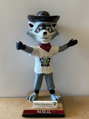 Quad Cities River Bandits Mascot Rascal Bobblehead 2016 Sga 6/14, 7/7 ...