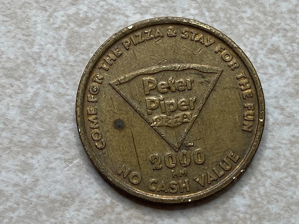 Rocky Peter Piper Pizza Parlor Arcade game Token T8702 | eBay