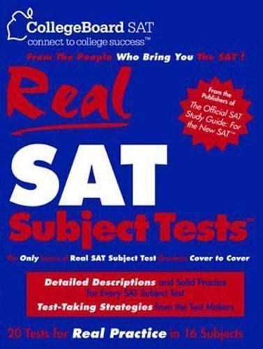 Real SAT Subject Tests by College Board 9780874477573| eBay