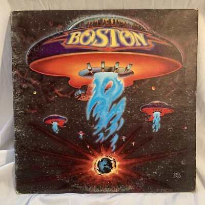 Boston Self Titled Lp 1976 ORIG Vinyl Record Ultrasonic Clean Epic VG ...