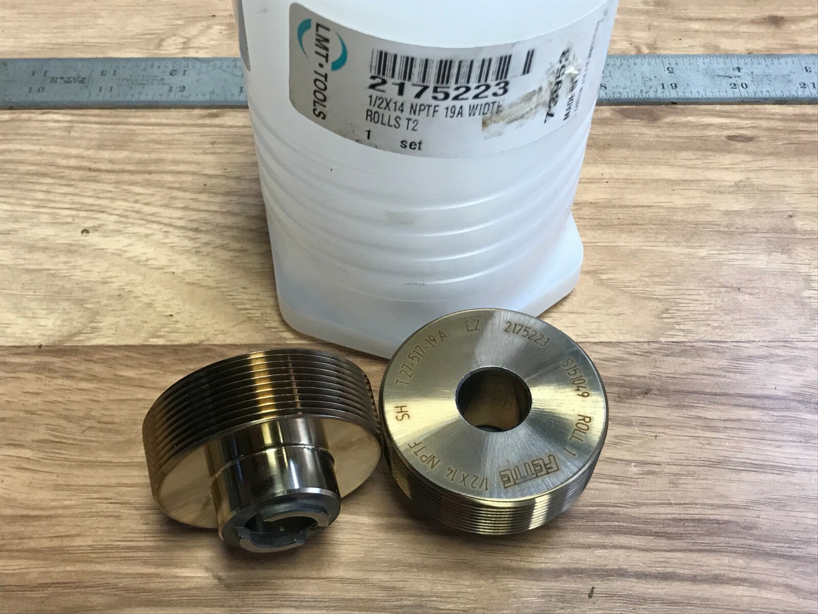 NEW SET OF FETTE THREAD ROLLING DIES 1/2 14 NPTF | eBay