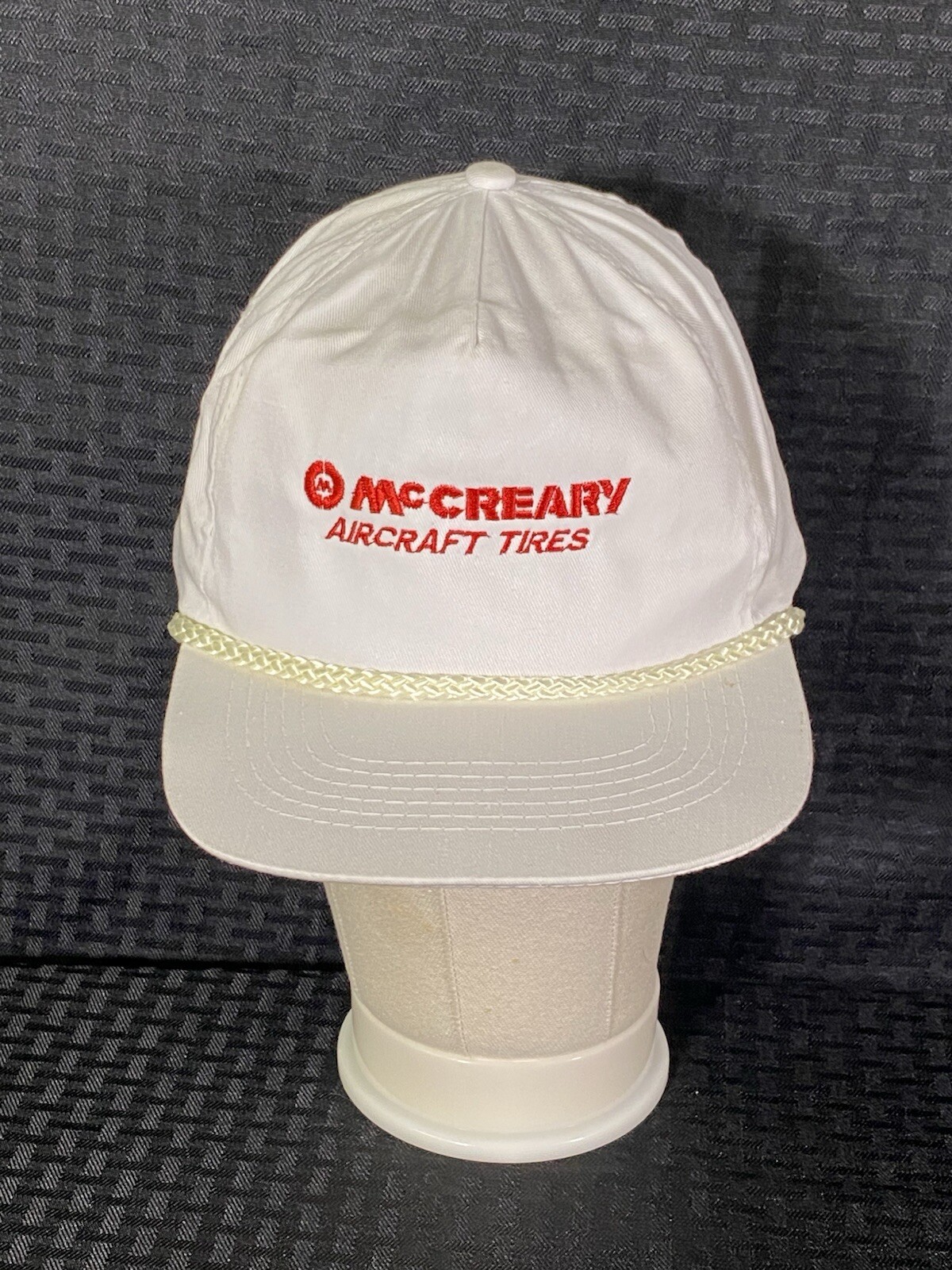 Vintage McCreary Aircraft Tires Baseball Hat Headmast… - Gem