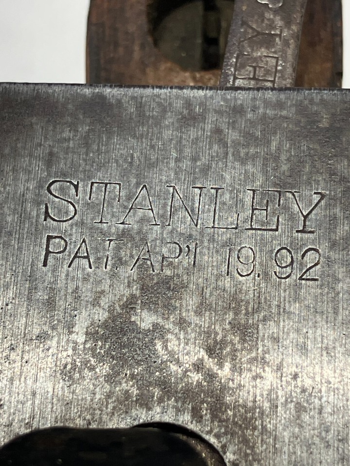Antique Stanley Rule & Level Co No 27 1/2 Transitional Wood Plane ...