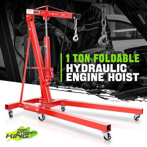 1Ton Foldable Hydraulic Engine Hoist Cherry Picker Shop Crane for Auto ...