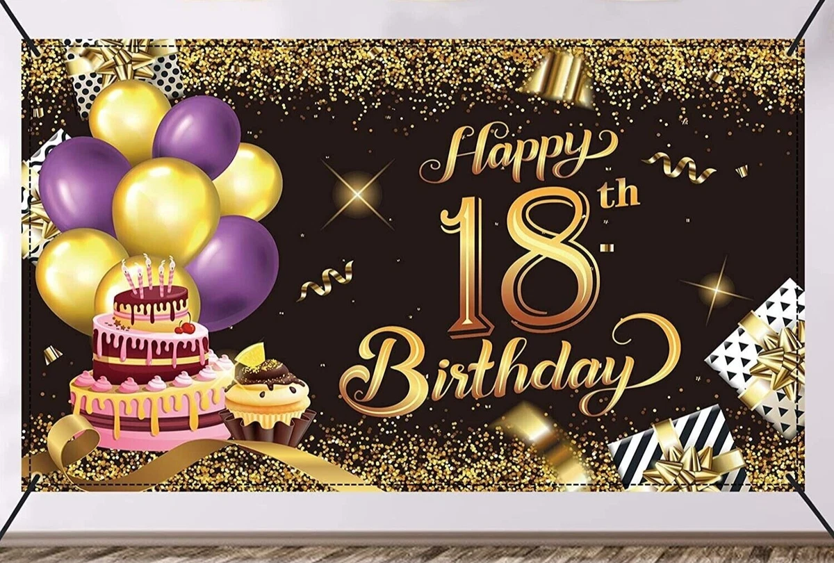 18th Birthday Background Designs