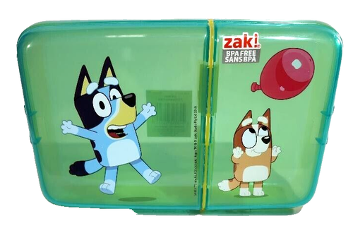 BLUEY - ZAK DESIGNS KIDS MULTI COMPARTMENT FOOD STORAGE LUNCH BOX | eBay