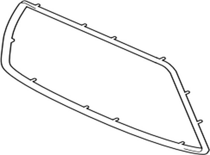 6402A275 Mitsubishi Garnish, fr bumper, ctr 6402A275, New Genuine OEM ...