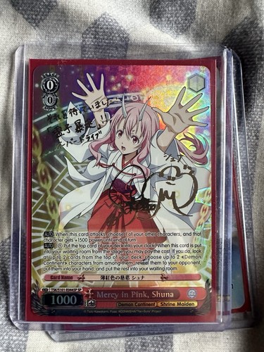 Signed Weiss Schwarz TenSura Vol.3 TSK/S101-044SP SP FOIL Shuna | eBay UK