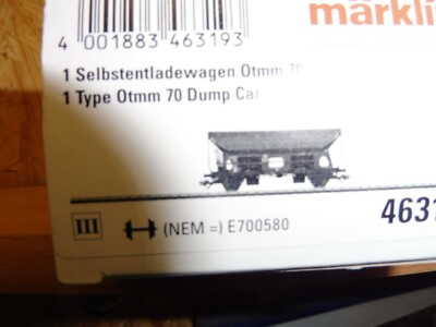Märklin, Gauge H0 - Art.no. 46319 Self-Unloading Otmm 70 | eBay