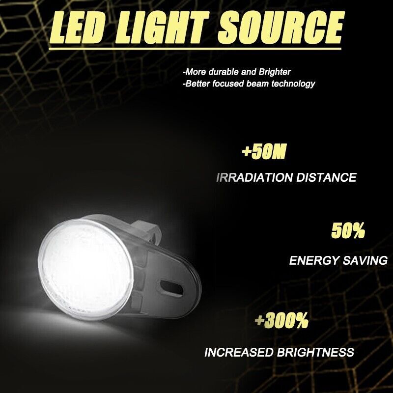 For 99-19 Jeep Dodge Ram Interior White LED Courtesy Footwell Lights ...