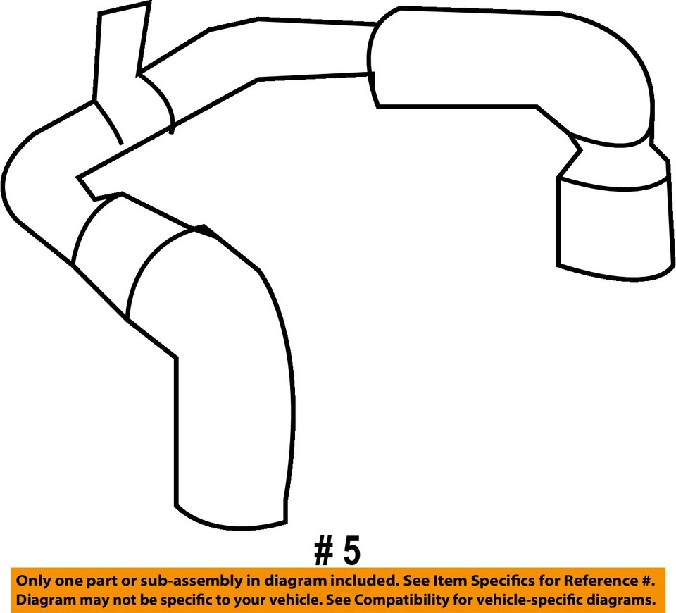 Dodge CHRYSLER OEM 02-04 Ram 1500 Emission-Vapor Canister Tube ...