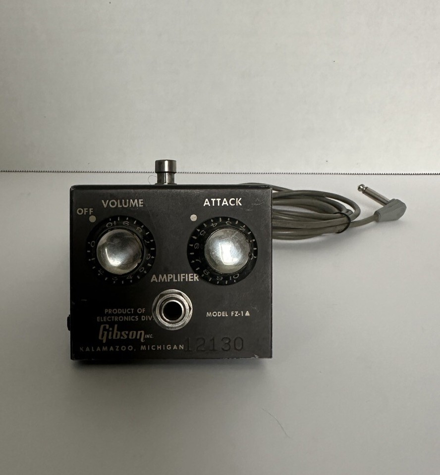 Vintage 1965 Maestro FZ-1A Fuzz Tone by Gibson Fuzz Guitar Effect Pedal ...