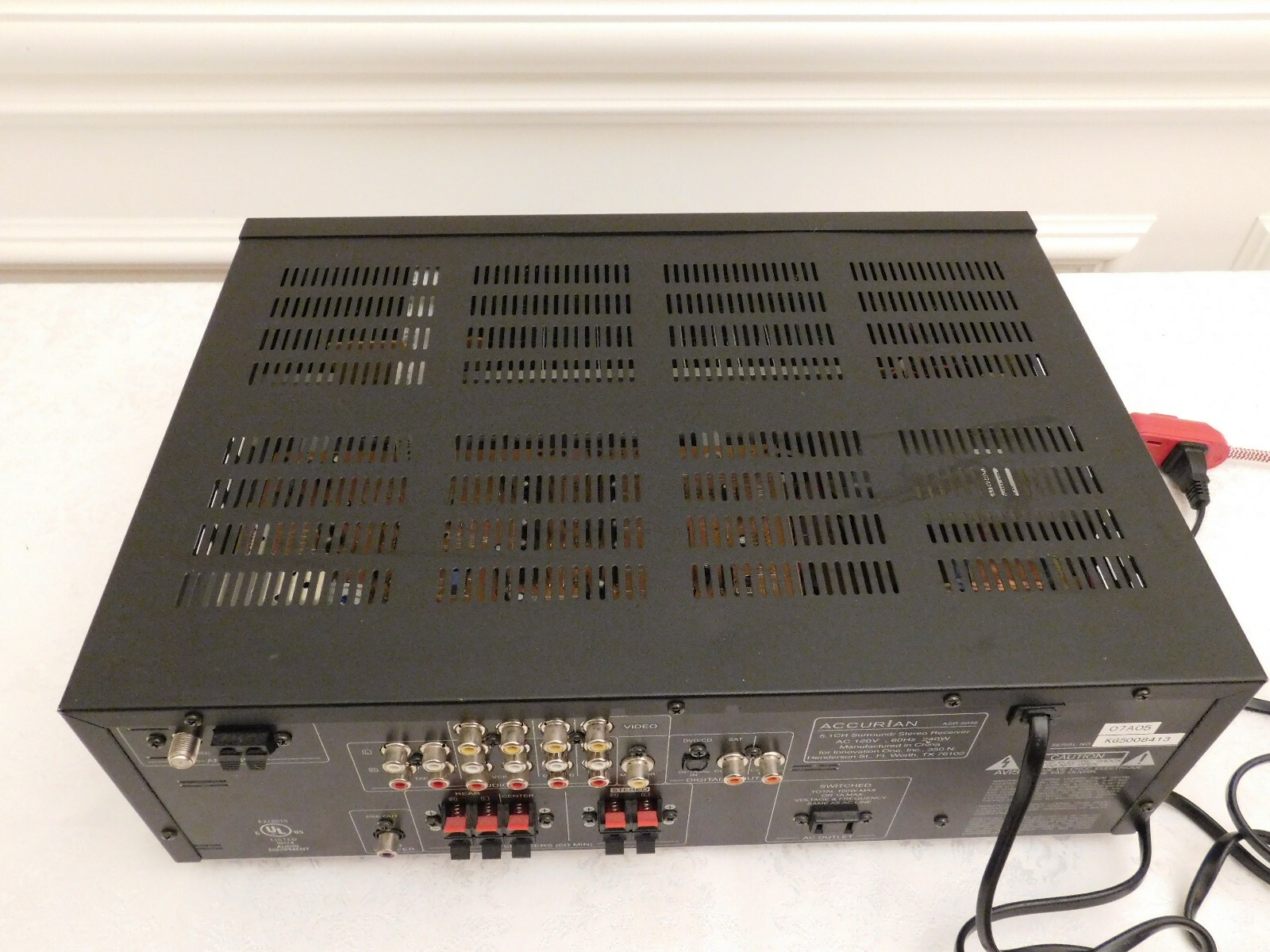 Accurian 5.1 CH Surround AM/FM Stereo Receiver ASR- 5046 - Vintage ...