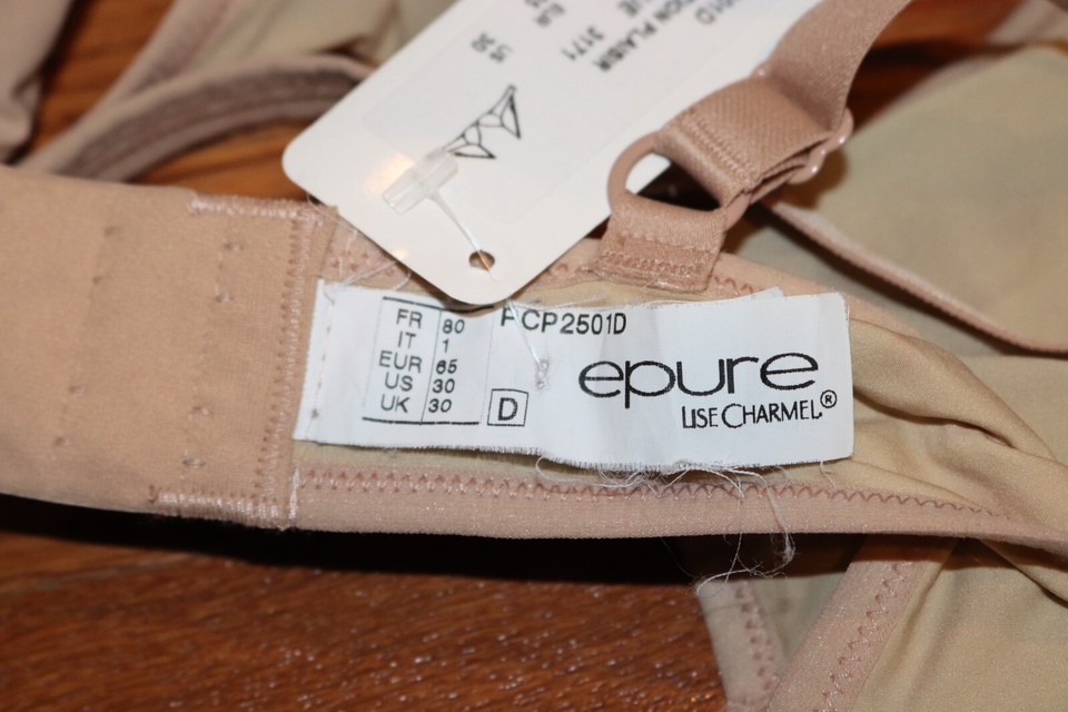 BNWT Lise Charmel Epure Sensation Plaisir Underwired Bra Size 30D MSRP ...