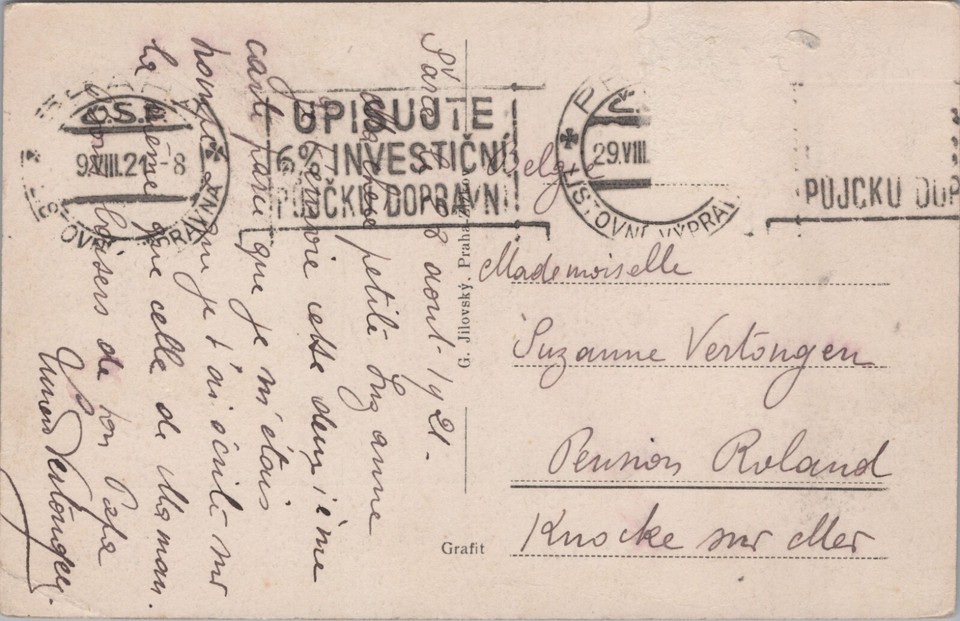 Czech Republic Pozdrav z Ceských Švýcar Čertův mlýn Vintage Postcard ...