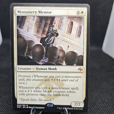 Monastery Mentor - WOTC Magic MTG Fate Reforged - LP/NM | eBay