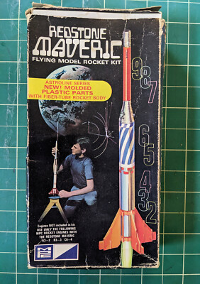 MPC Redstone Maverick R-822 Model Rocket Kit - Rare, opened box | eBay
