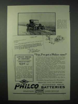 1923 Philco Diamond Grid Batteries Advertisement - I've Got Now | eBay