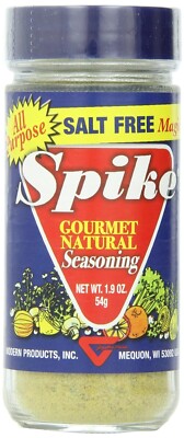 Spike Gourmet Natural Seasoning, Salt Free, 1.9 Ounce | eBay
