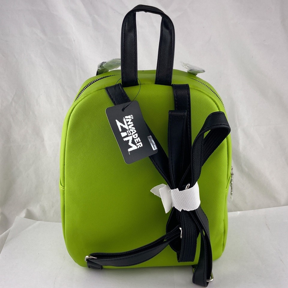Invader Zim Gir Mini Backpack Bag Green Pig Doom Faux Leather ...