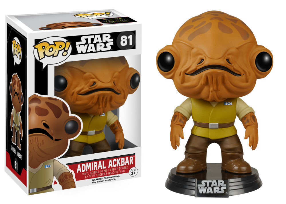 Funko Pop! Vinyl: Star Wars - Admiral Ackbar #81 for sale online | eBay