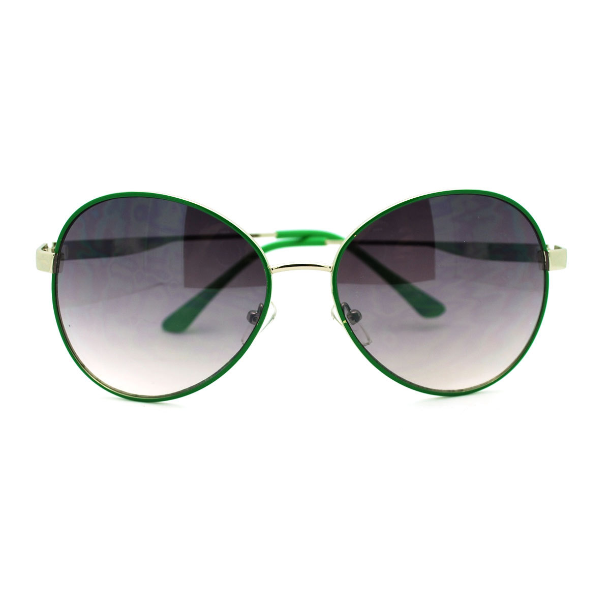 Womens Round Sunglasses Retro Style Metal Frame | eBay