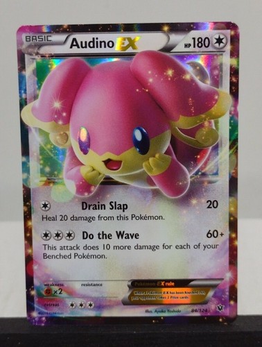 Audino EX 84/124 XY Fates Collide Ultra Rare Pokemon Card TCG NM - FREE ...
