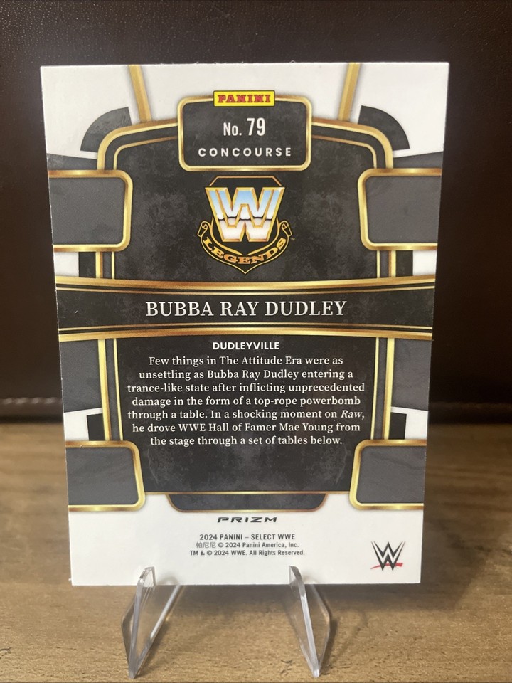2024 Panini Select WWE - Concourse Bubba Ray Dudley #79 Tri-Color Prizm ...