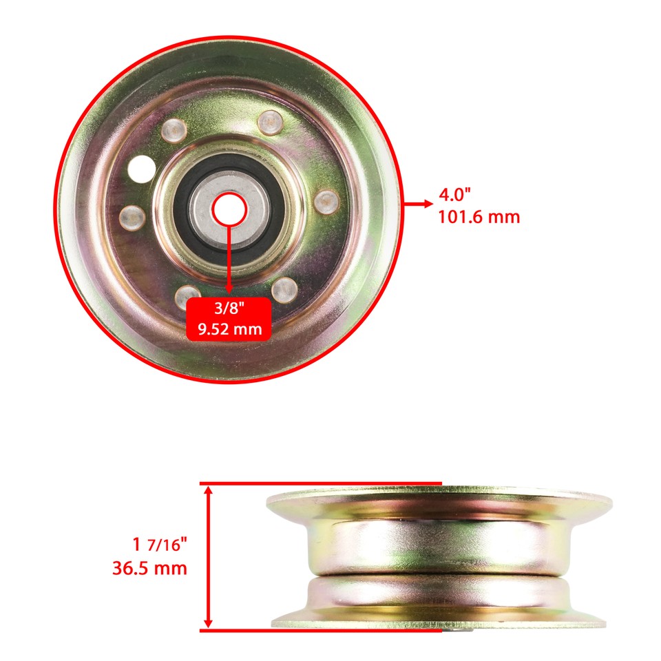 46" Deck Spindles Blade Belt Pulley Kit for Husqvarna YTH20K46 YTH22V46 ...