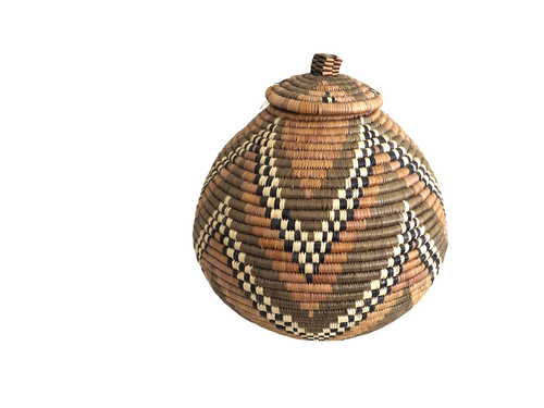 Vintage Handwoven Traditional Zulu Ukhamba, South African Basket | eBay