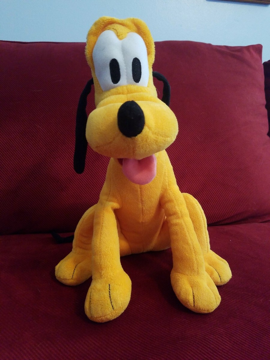 Pluto As A Puppy DISNEY PLUTO MICKEY MOUSE PUPPY DOG TONGUE OUT FLOPPY