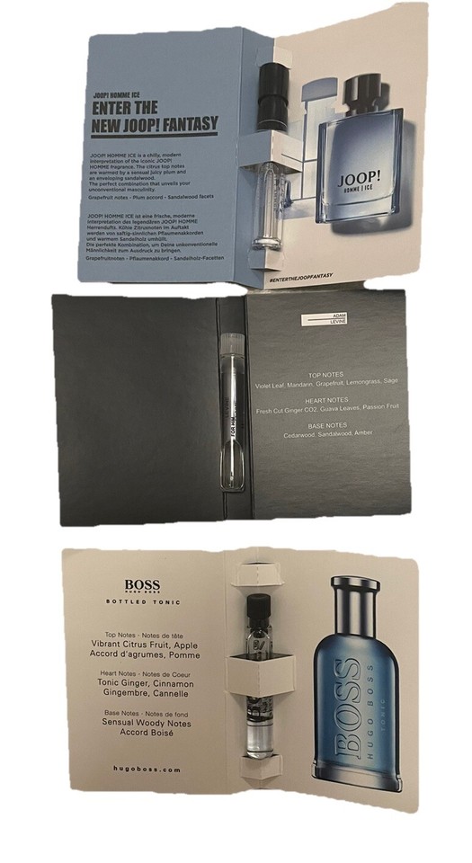 16 x Mens designer mini fragrance aftershave vials * stocking fillers ...