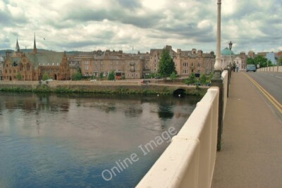 Photo 6x4 Perth Bridge Perth/NO1123 View along the bridge over the ...
