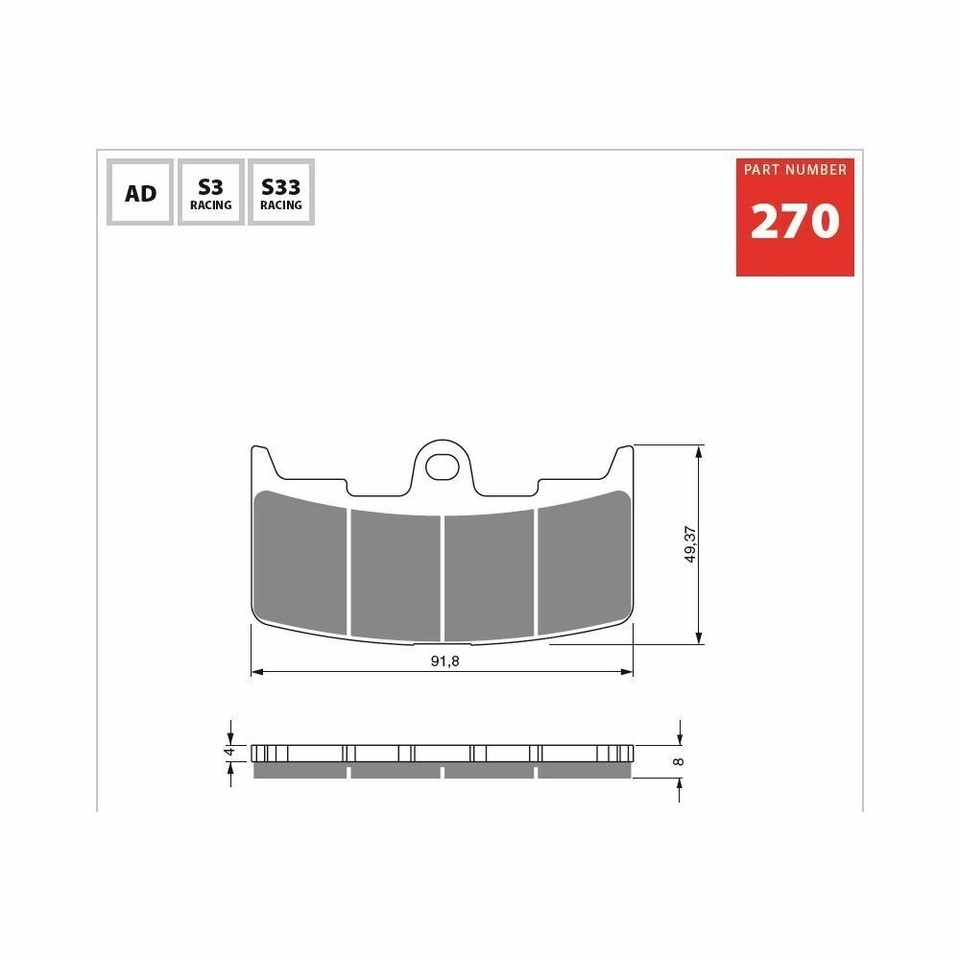 GOLDfren Brake Pads 270 / FA345 | eBay