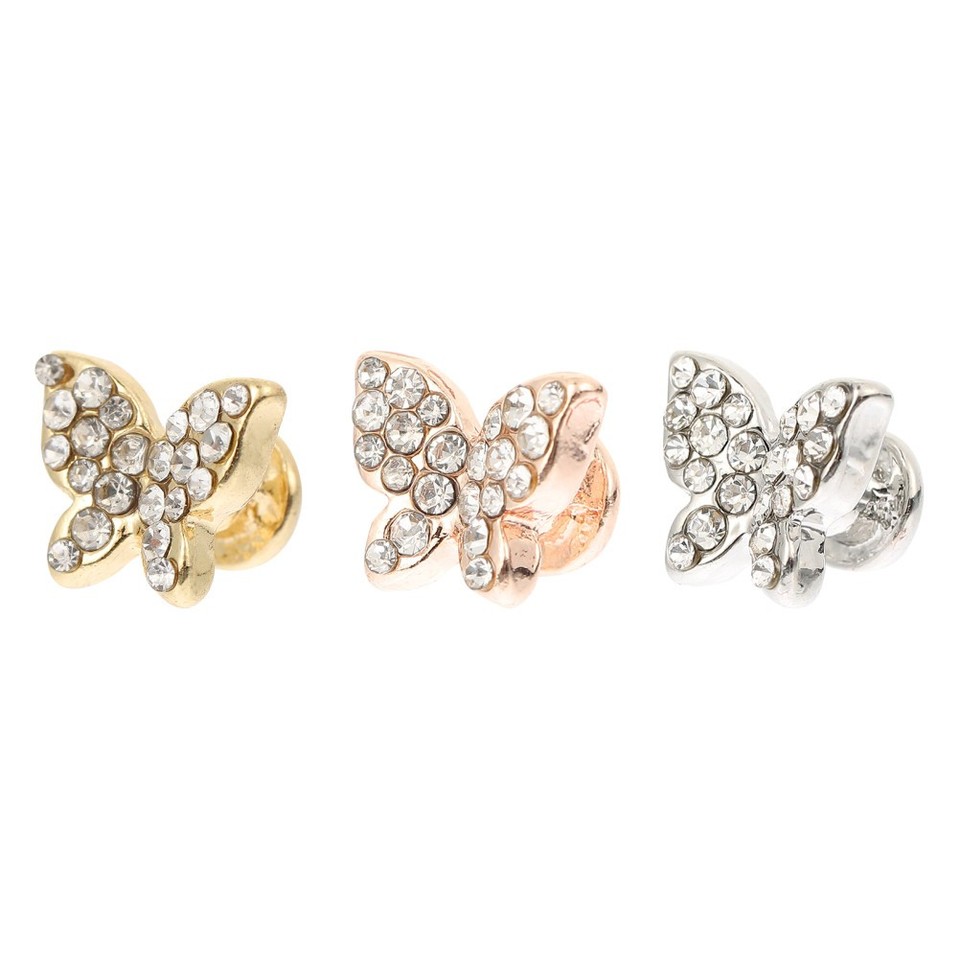 3 Pcs Rhinestone Beaded Watch Bands Connector Exquisite Watchband Nail ...