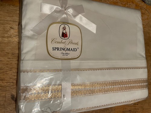 vintage combed percale springmaid sheet 81x 108 | eBay