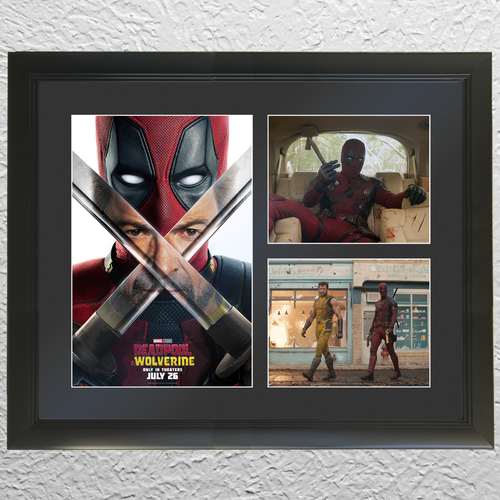 Deadpool & Wolverine Movie Memorabilia Cast Un Signed Theater Poster ...