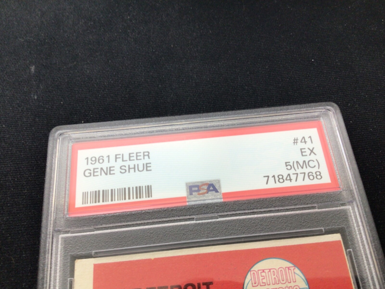 1961-62 Fleer Gene Shue #41 PSA 5(mc) | eBay