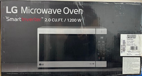 🔥 OPEN BOX NEW - LG LMC2075ST 1200W Countertop Microwave - Stainless ...