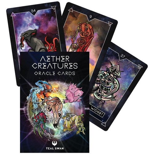 Aether Creatures Oracle Cards Deck & Booklet Teal Swan Watkins ...